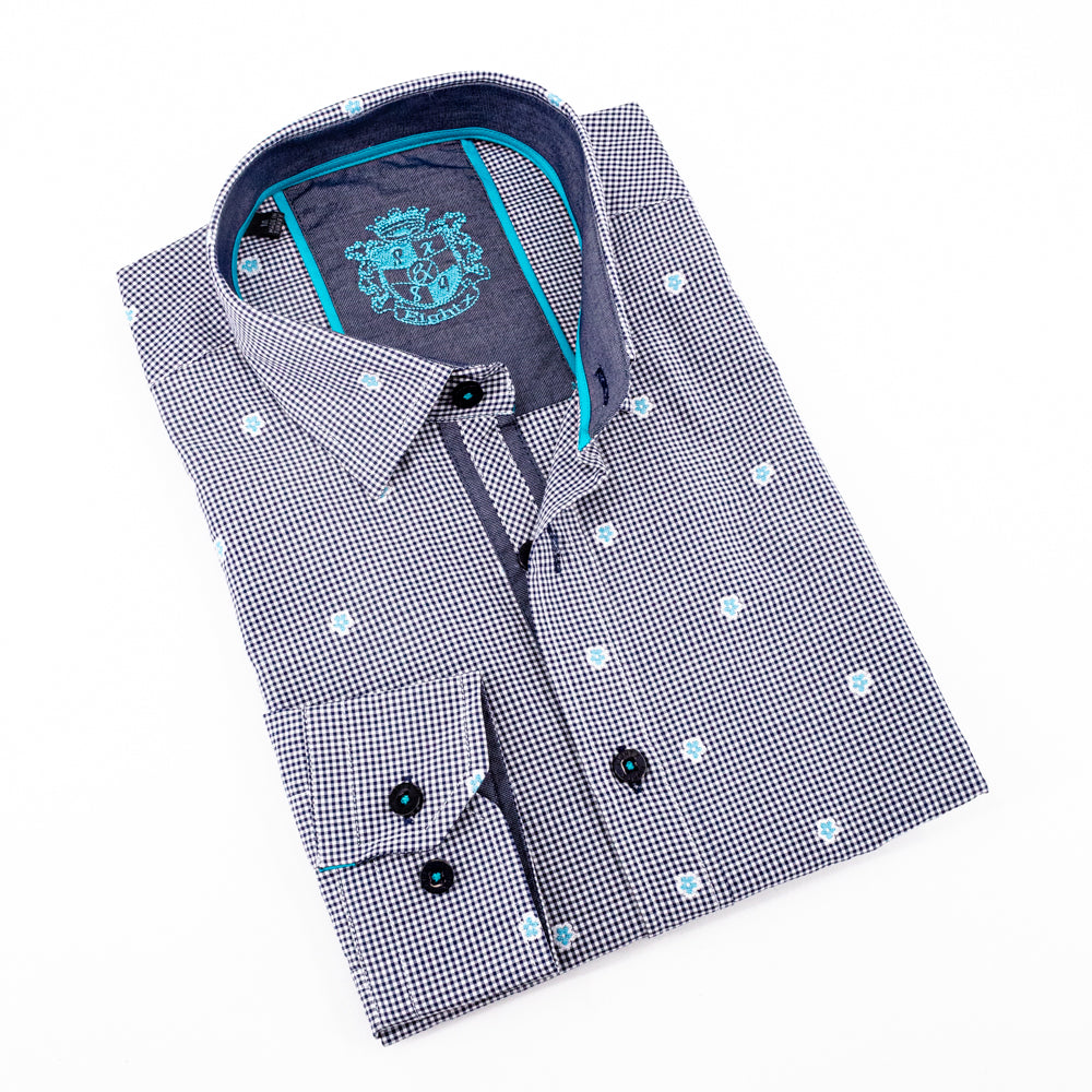 Eight-X | Designer Dress Shirts | Fill Coupe Shirts With Solid Trim